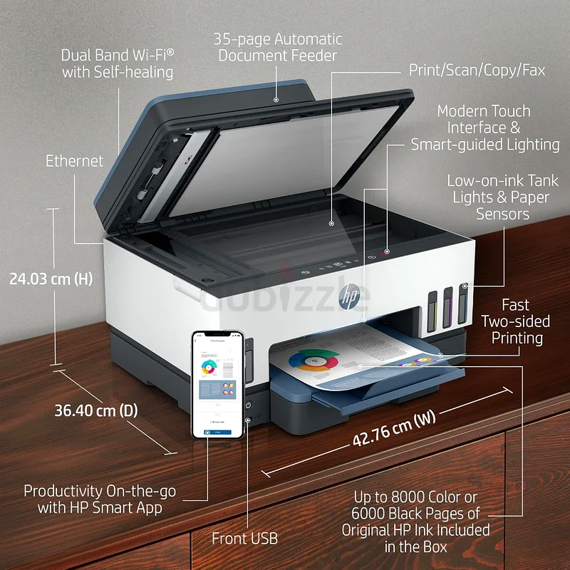 HP Smart Tank 795 All-in-One Printer wireless | dubizzle