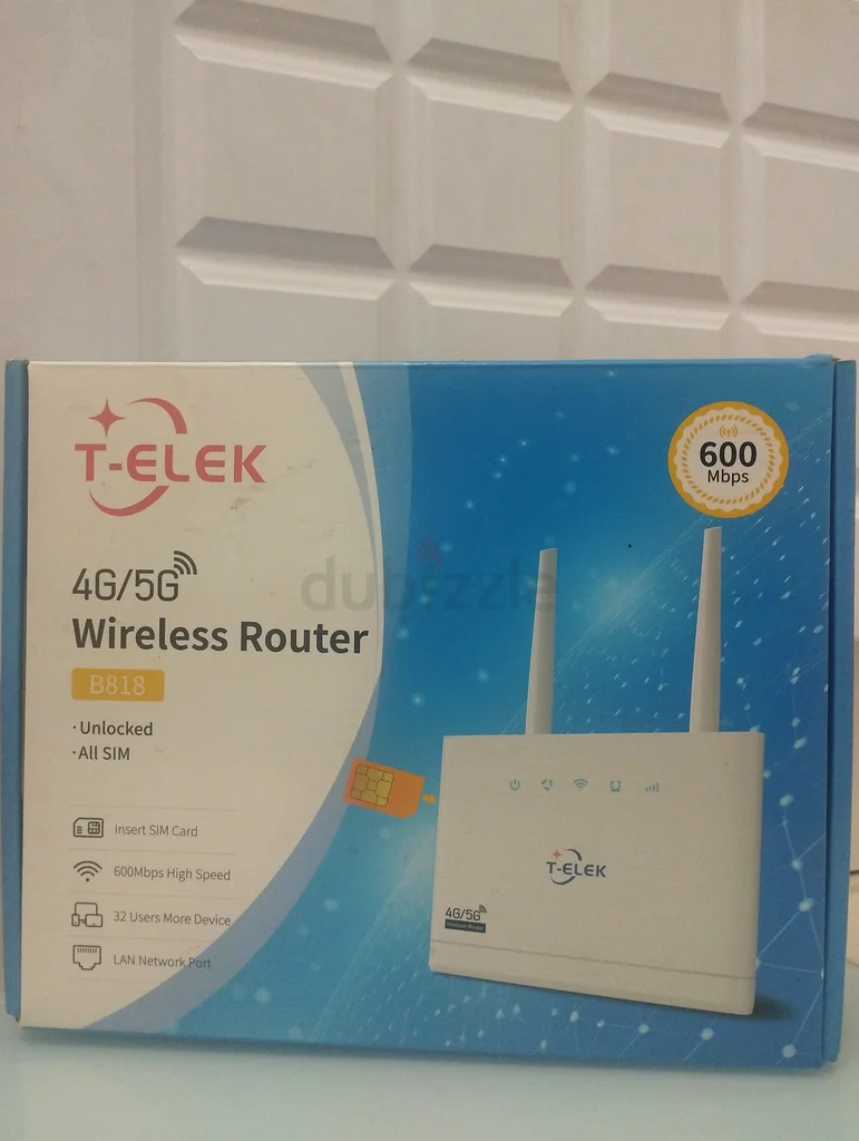 600 Mbps High-Speed T-ELEK 4G/5G Wireless SIM Router - Unlocked and ...