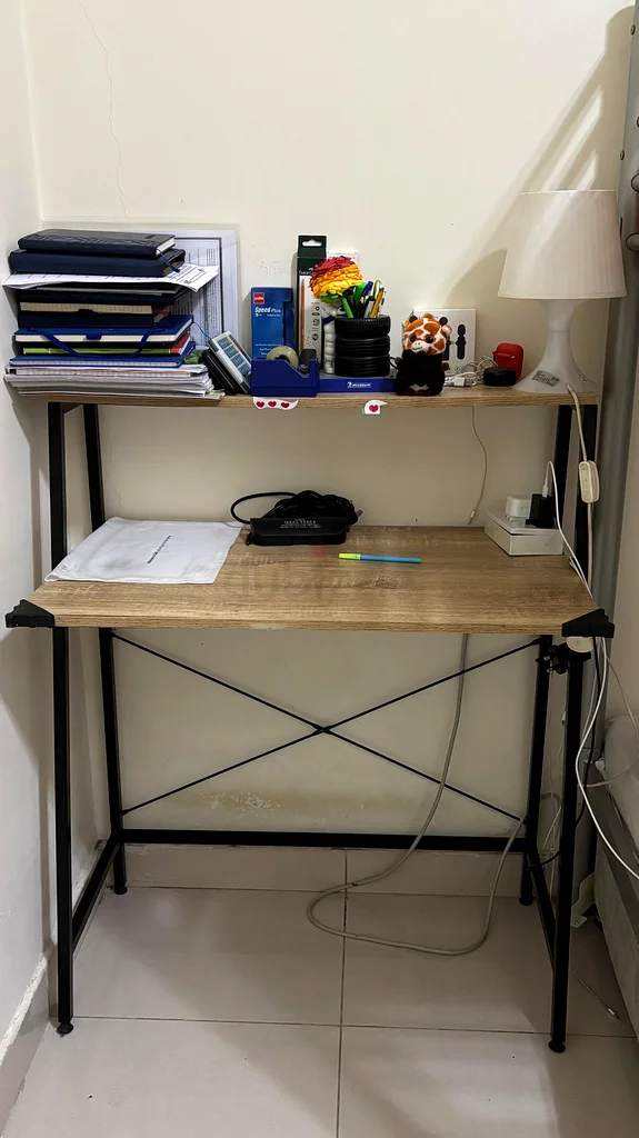 Stylish Study Table with Shelf for Your Perfect Workspace | dubizzle ...