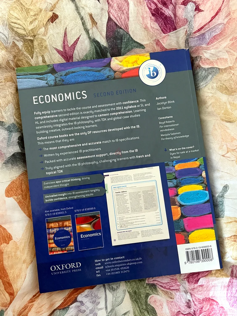 IB Economics Course Companion (Oxford, Second Edition) – Almost New ...