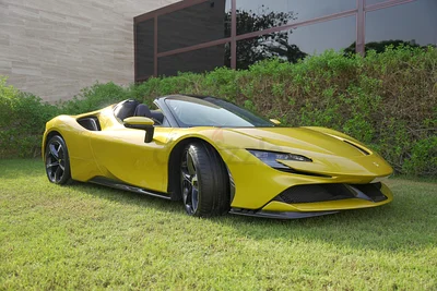 Gold Ferrari SF90 Spider for Sale in UAE | dubizzle