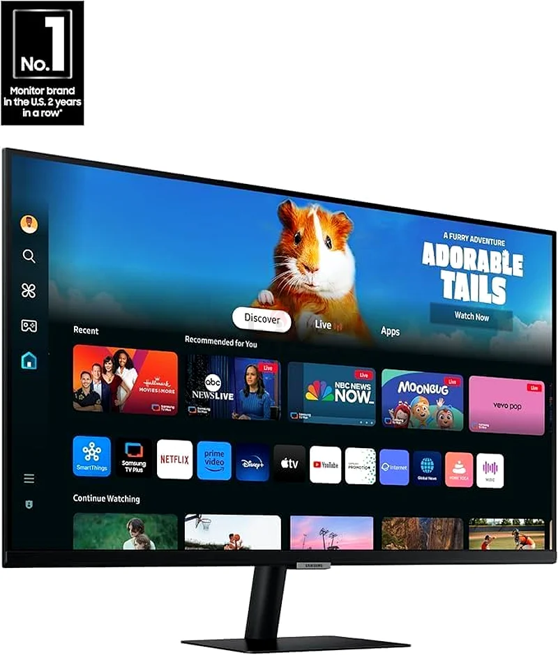 Samsung M5 Smart Monitor 32 Inch Flat Slim (Hdmi, Usb) FHD Apps ...