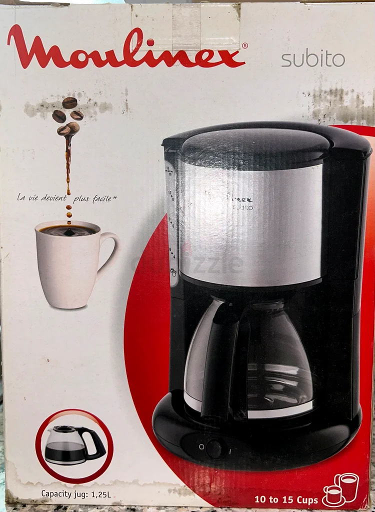 Moulinex coffee machine - Subito filter coffee maker 1.2L | dubizzle