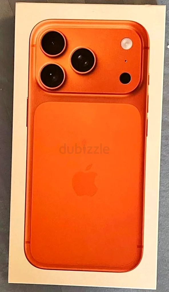 Iphone 17 pro 256gb orange color box pack UAE version for sale only Aed ...