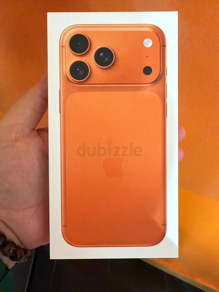 Apple iPhone 17 pro max 512gb in Eye-catching Orange Color | dubizzle