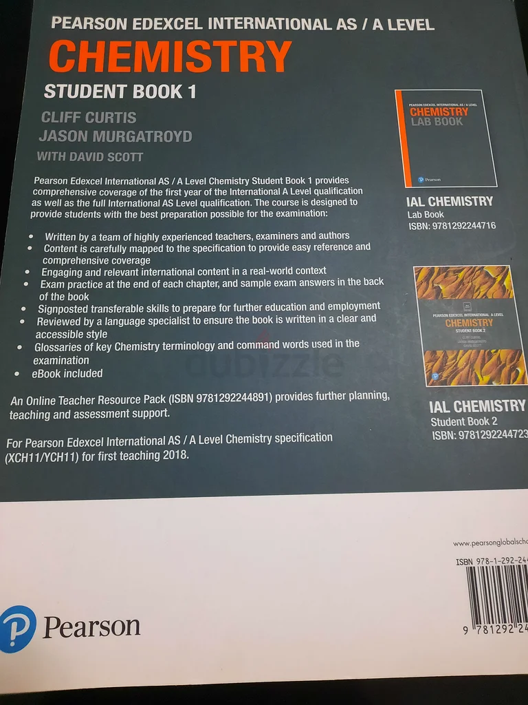 Edexcel IAS Chemistry Student Book 1 | dubizzle