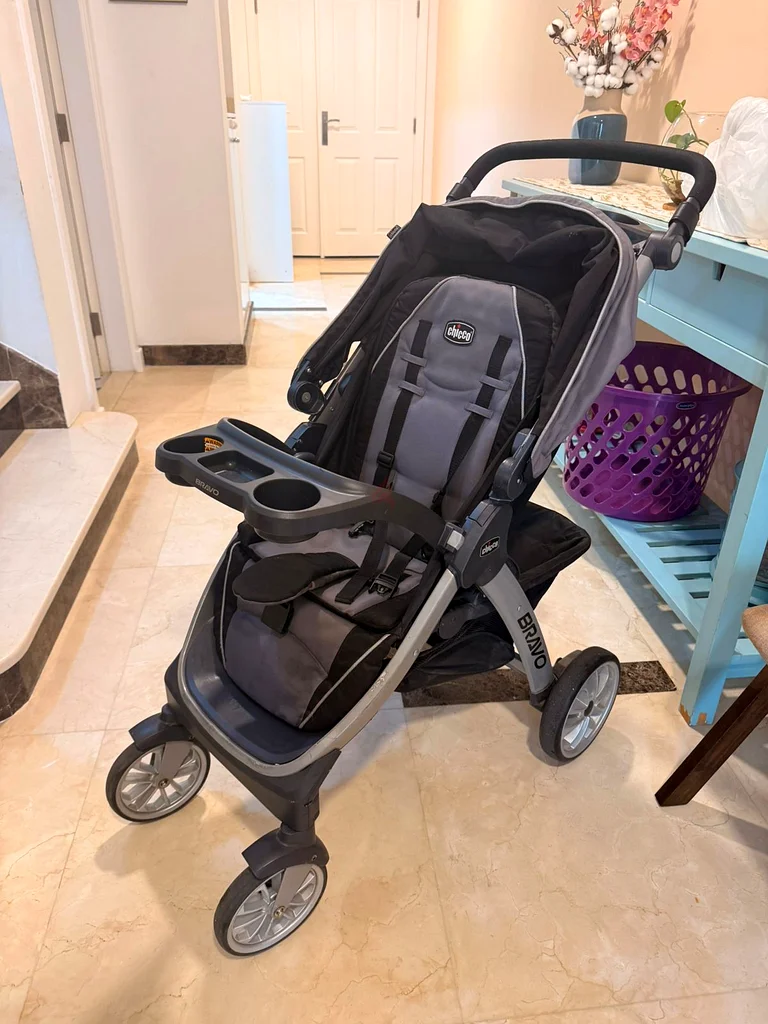 Chicco Bravo Travel System Stroller with Infant Car Seat for Sale ...