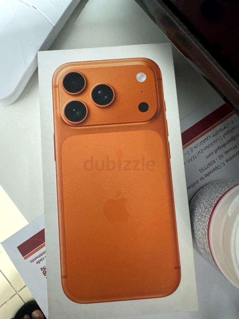 iPhone 17 pro box back 256 gb orange clr | dubizzle UAE