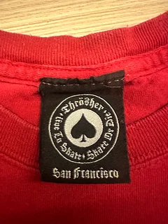 Thrasher Magazine Flame Logo T-$%! (Cardinal Red) (Size S) | dubizzle