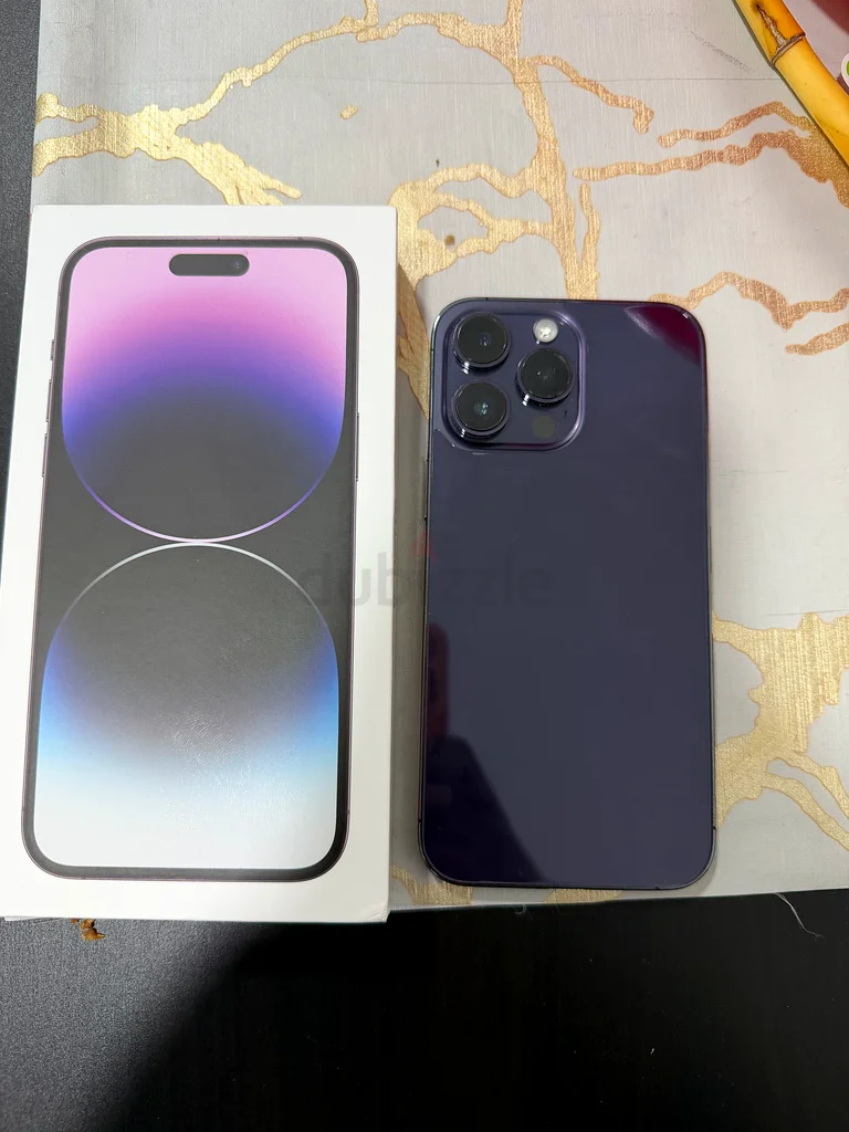iPhone 14 PRO MAX 1TB Deep Purple 1TB (Sim locked) | dubizzle Dubai