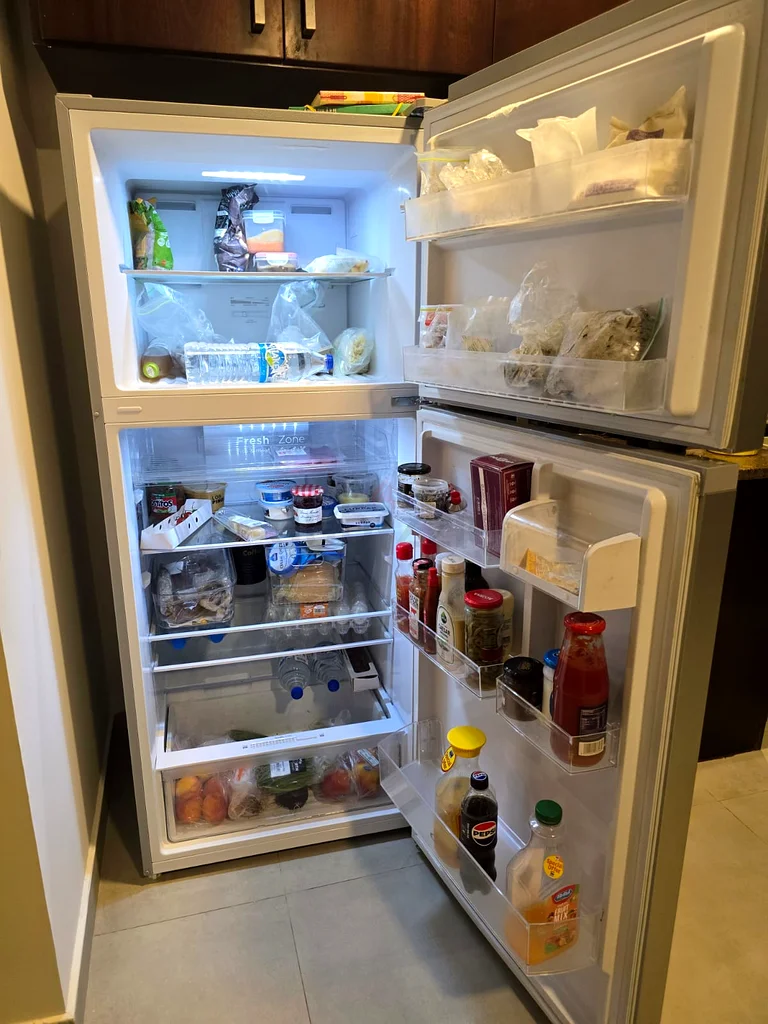 Candy Double Door Refrigerator Barely Use Same As New | dubizzle Dubai