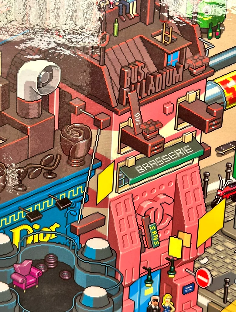 Large wall art - Eboy- Paris | dubizzle Dubai