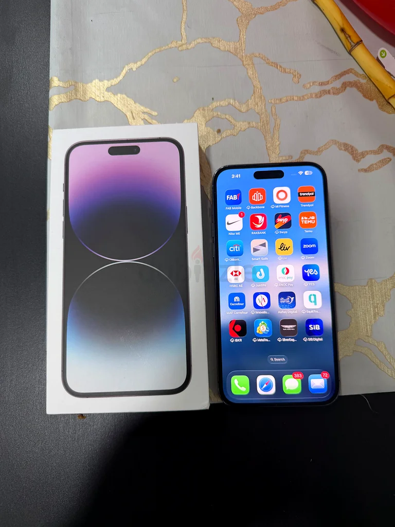 iPhone 14 PRO MAX 1TB Deep Purple 1TB (Sim locked) | dubizzle Dubai