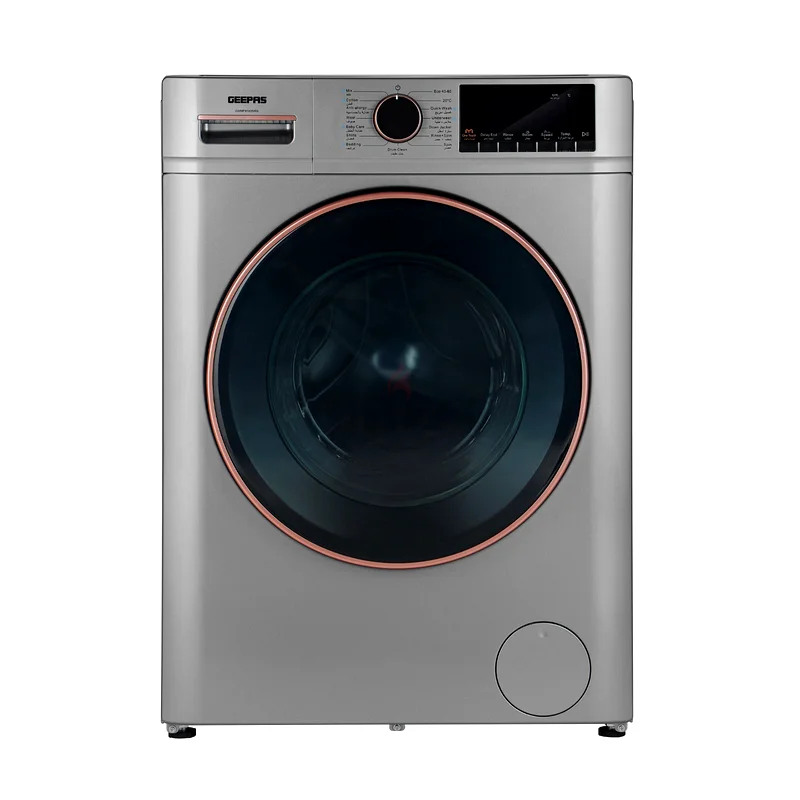 Geepas Front Load Washing Machine- GWMF8140SRG/ Fully Automatic/ LED ...