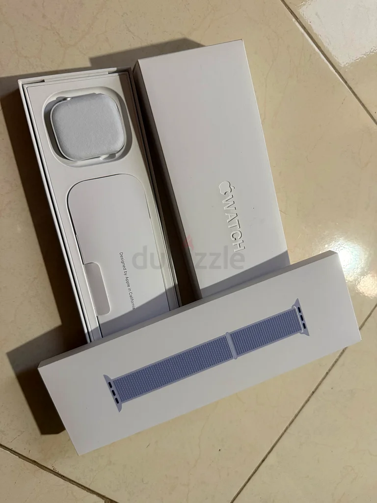 APPLE WATCH SERIES 10 46mm SILVER AI BLUE cloud SL GPS | dubizzle