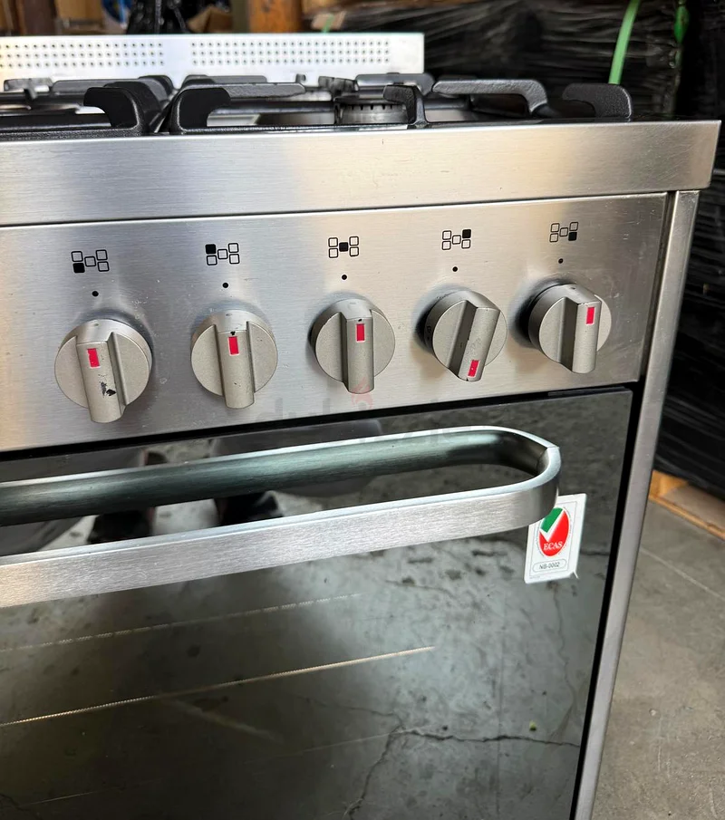 Rosieres ITALY 90X 60cm, Heavy Duty 5 Gas Burners Gas Oven Fan ...