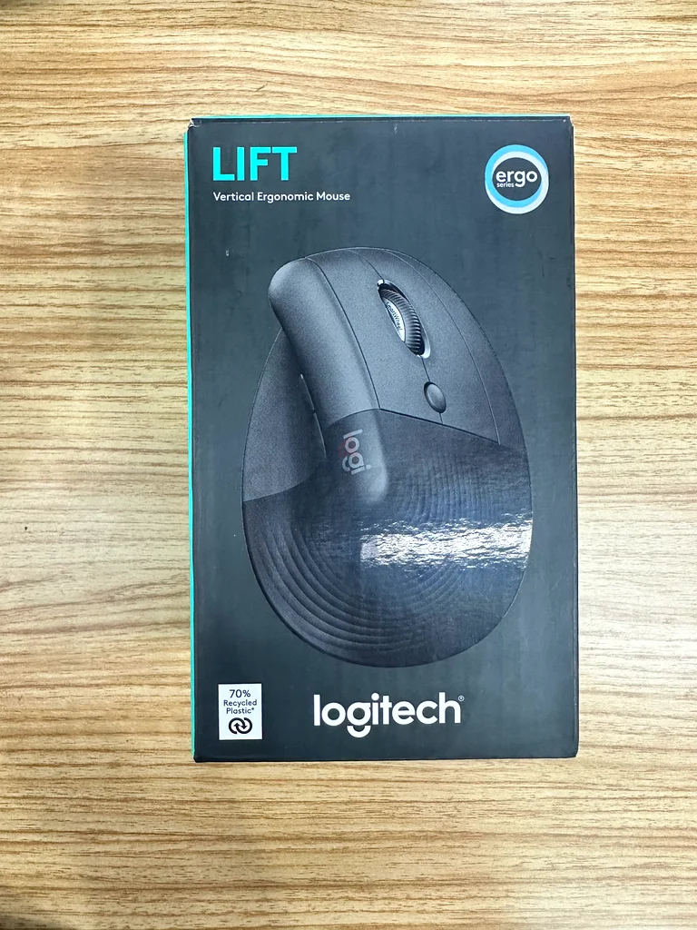 Logitech Lift Vertical Ergonomic Mouse, Wireless, Bluetooth or Logi ...