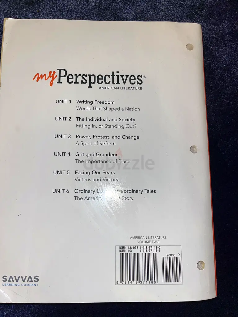 My perspective American literature Volume 2 | dubizzle UAE