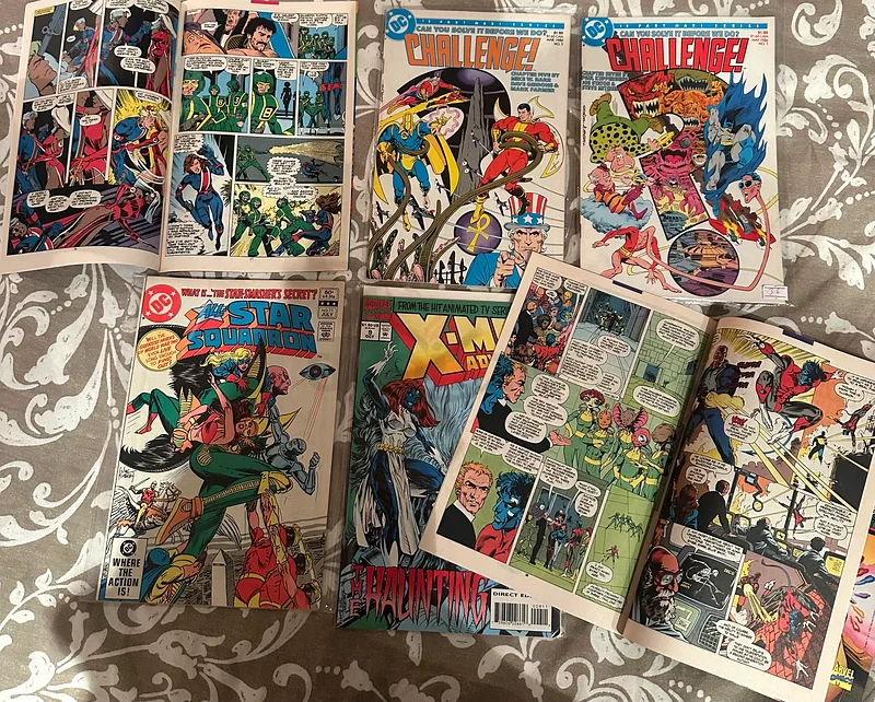 Vintage Set of Epic Comics Book Collection: X-Men, Excalibur, and More ...