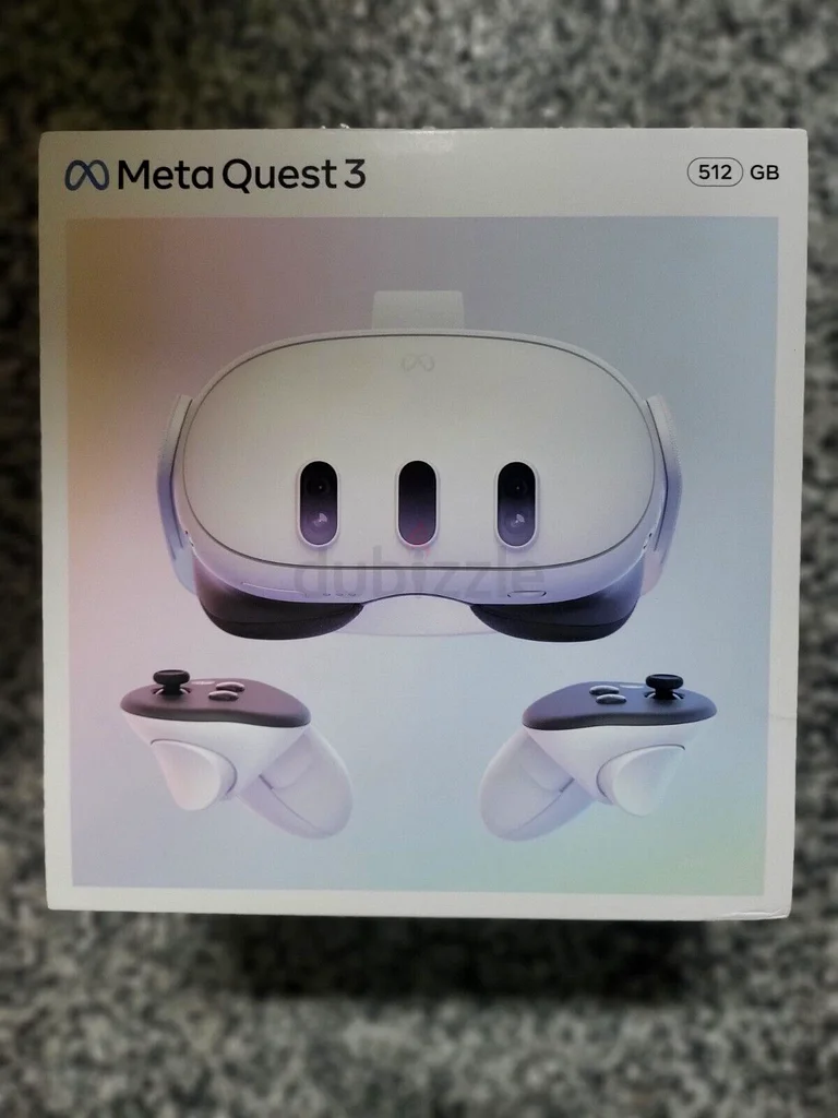 Meta Quest 3 - 512GB - w/ official Carry Case - AED 1,600 | دوبيزل