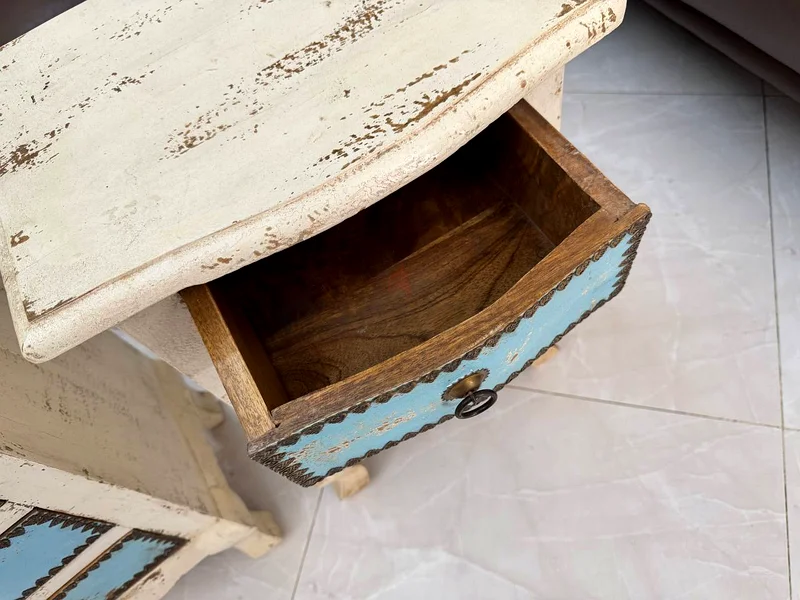 Solid wood vintage design Side Tables | dubizzle Dubai