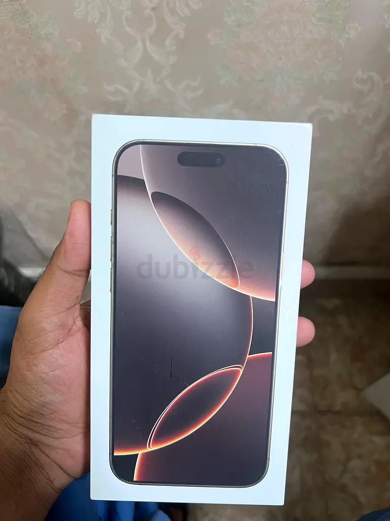 iPhone 16 pro max box charger and battery 100 | dubizzle