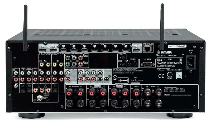 Yamaha AVENTAGE RX-A1080 7.2-channel Dolby Atmos Dolby DTS X 4K AV home ...