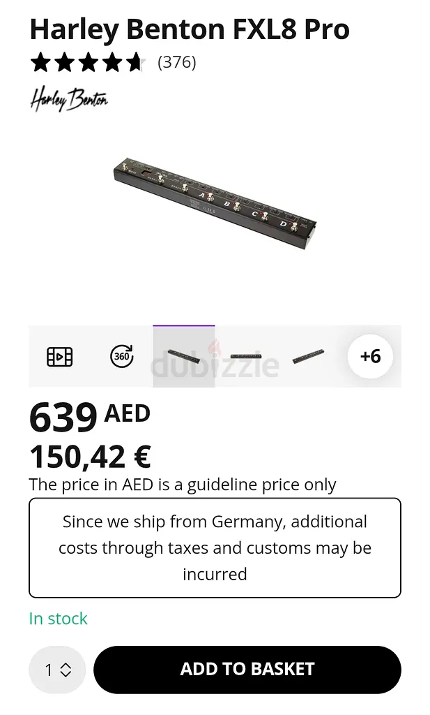 Harley Benton FLX8 Pro pedal switcher | dubizzle UAE