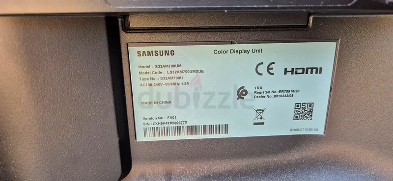 Samsung Monitor 32 M7 4K UHD with integrated Smart TV | dubizzle