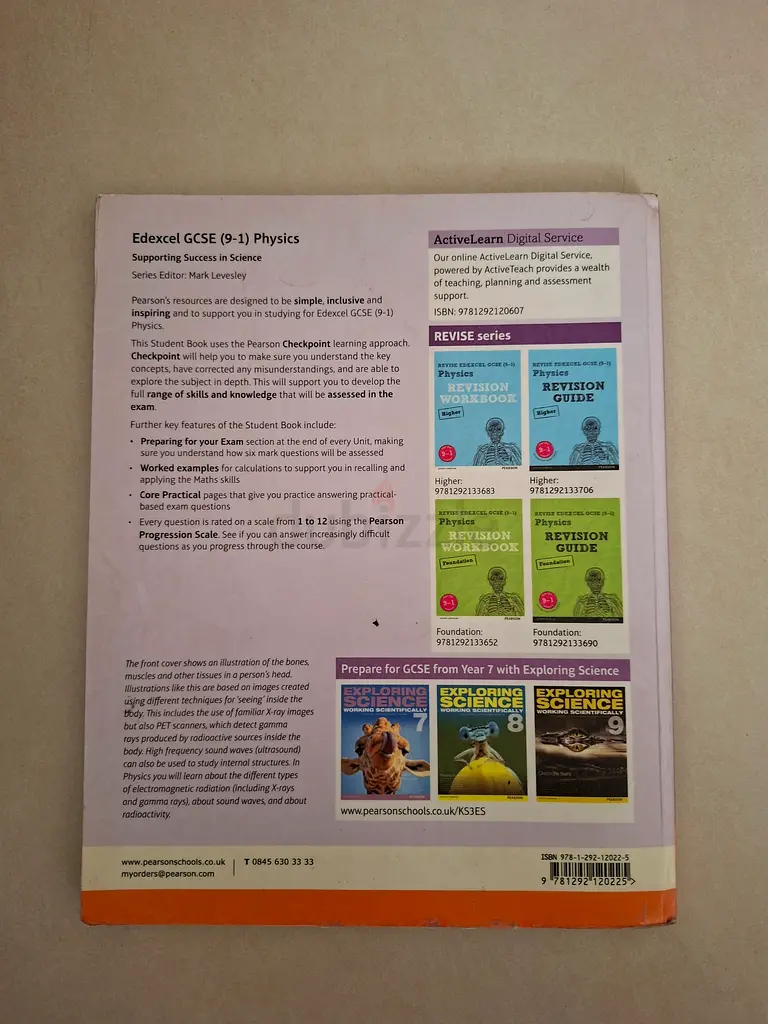 Edexcel GCSE (9-1) Physics Textbook | dubizzle Dubai