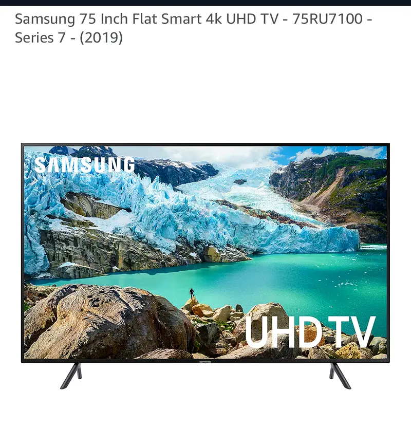 Samsung TV - Model no. 75RU7100 | dubizzle Dubai