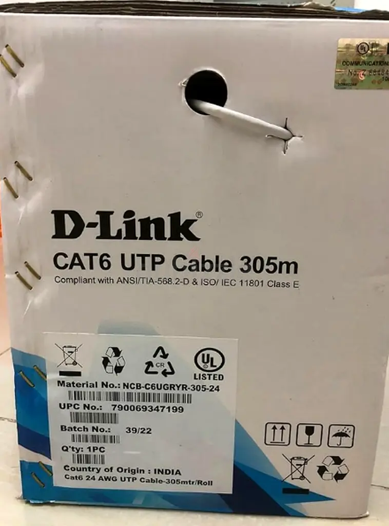 High-Quality CAT6 UTP Cable 305m for Reliable Networking | dubizzle