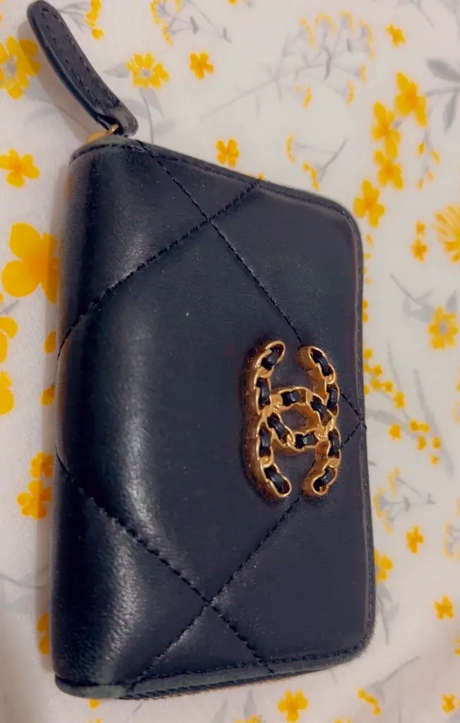 CHANEL 19 ZIP LEATHER Cardholder Wallet | dubizzle