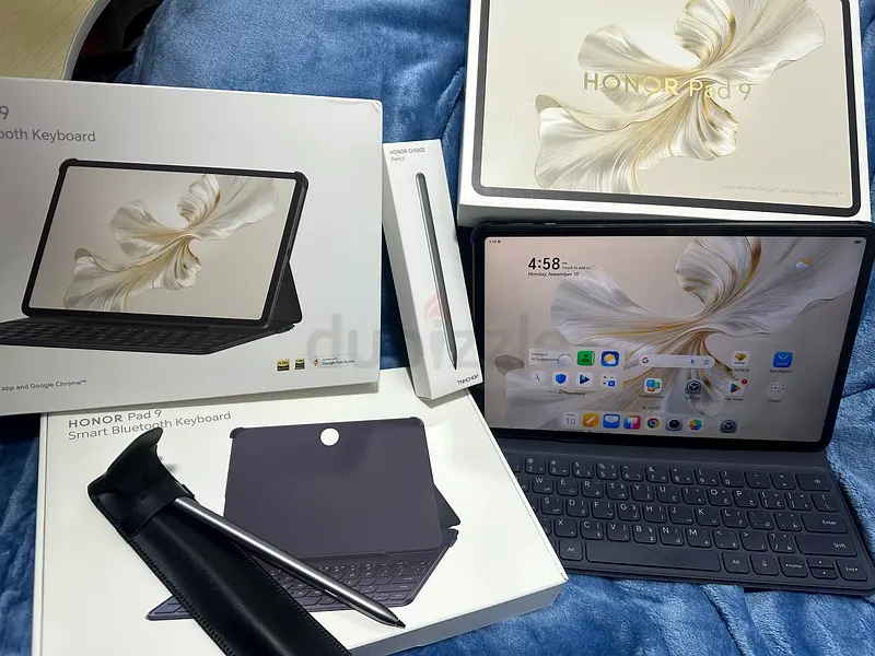 7 months old Honor Pad 9 Complete with Charger, Pen, Keyboard and Box ...
