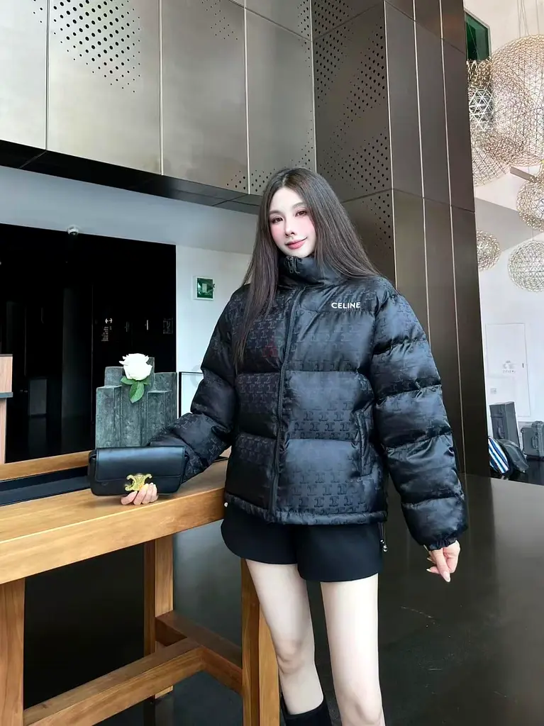 Celine Black Puffer Jacket for Sale | dubizzle Dubai