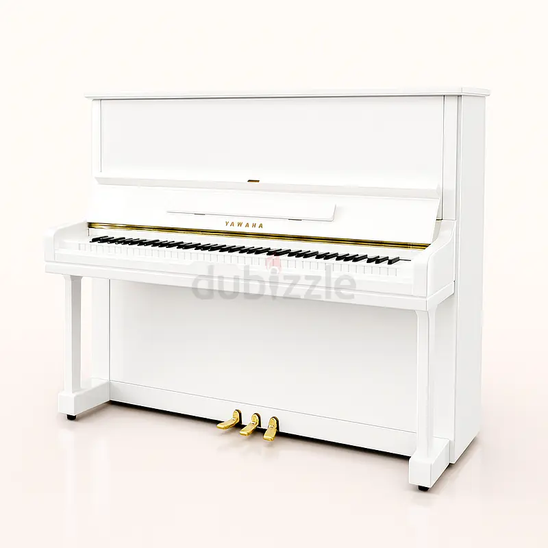 Yamaha U3 Glossy White Piano With Bench | dubizzle Dubai