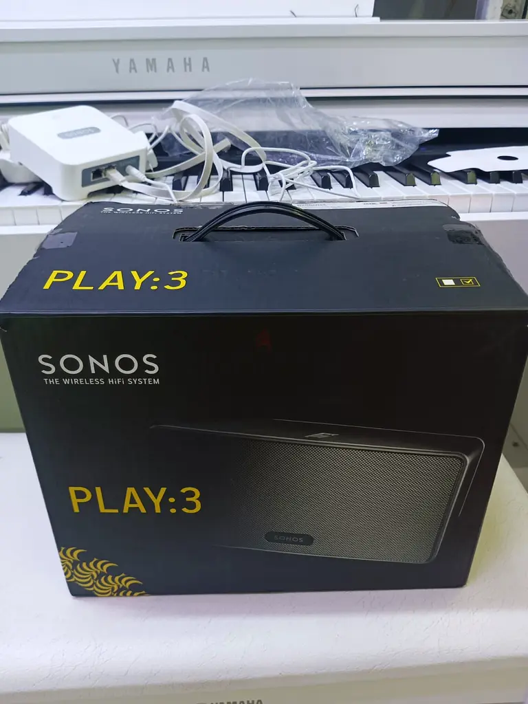 Sonos Play:3 is a mid-sized wireless speaker that streams music, while ...