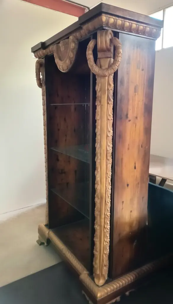 Antique Style Arabic-Inspired Curio Cabinet | dubizzle Dubai