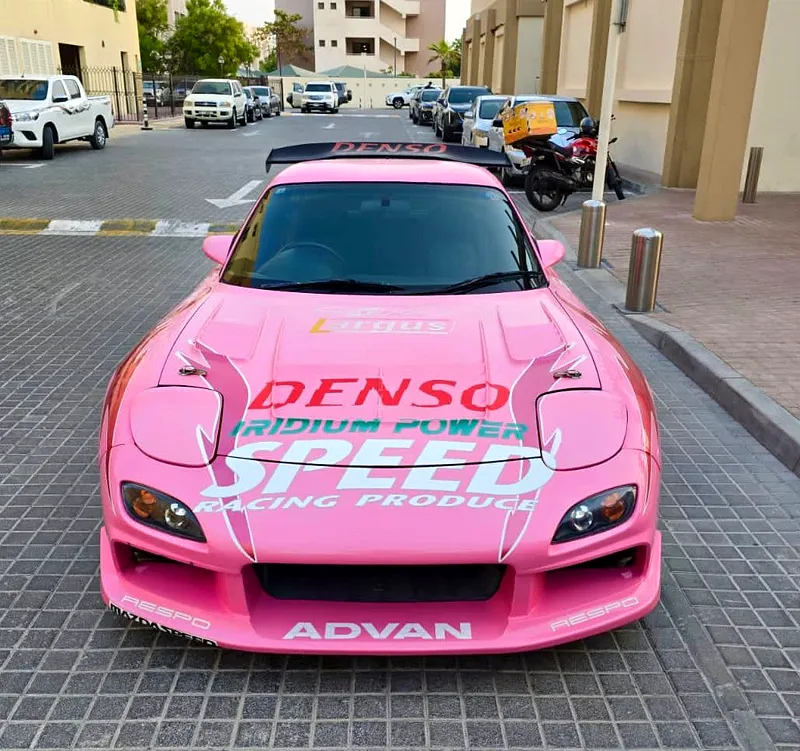 Mazda RX-7 FD 1992 Pink | Rotary Turbo Engine | 5 Speed Manual | Dubai ...