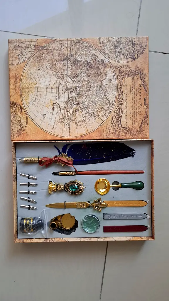 Antique Vintage Calligraphy Dip Pen Ink Set | dubizzle Dubai