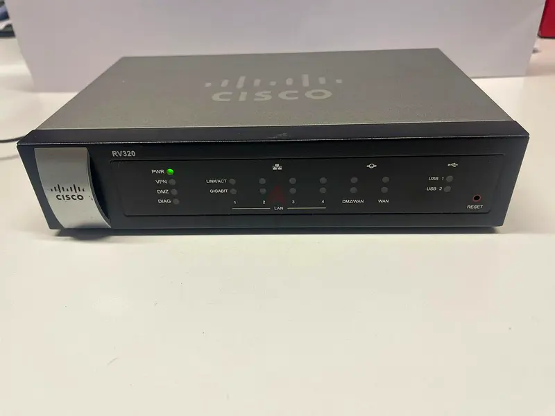CISCO RV320 Gigabit Dual Wan VPN Router 6 Ports | dubizzle Dubai