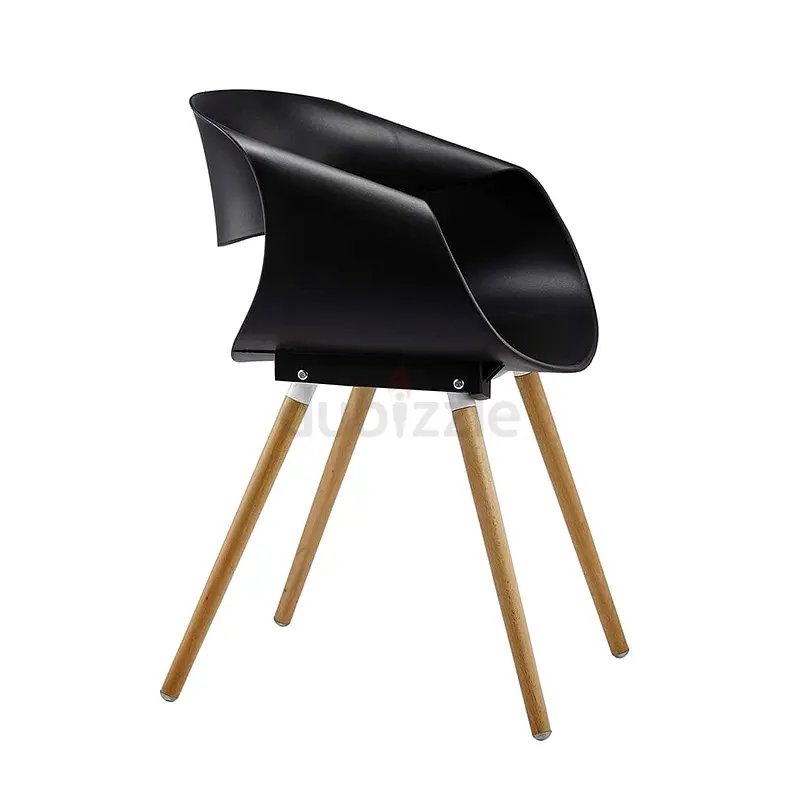 Decoration Modern Plastic Arm Chair PP Molded Shell Lounge for Living ...