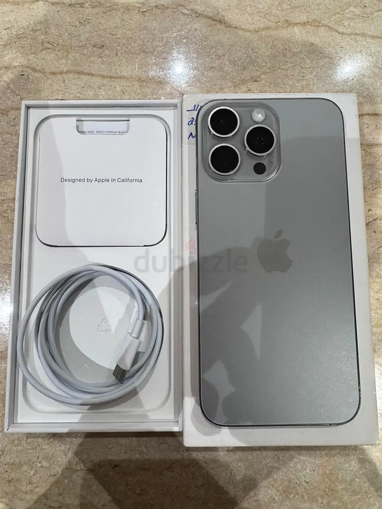 iPhone 15 Pro Max With Box and Bill | dubizzle Ajman