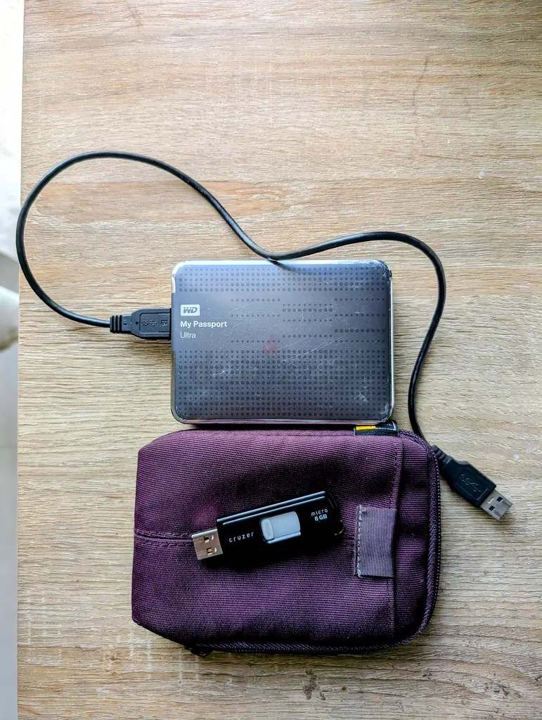 Western Digital portable hard drive. 2 TB storage. | دوبيزل دبي