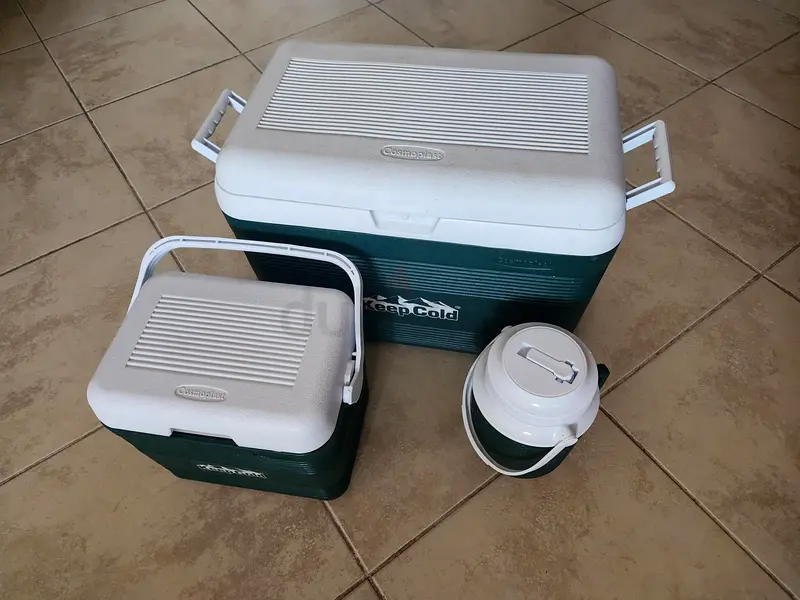 Cosmoplast KeepCold Cooler Boxes + Thermal Flask – Set of 3 | dubizzle ...