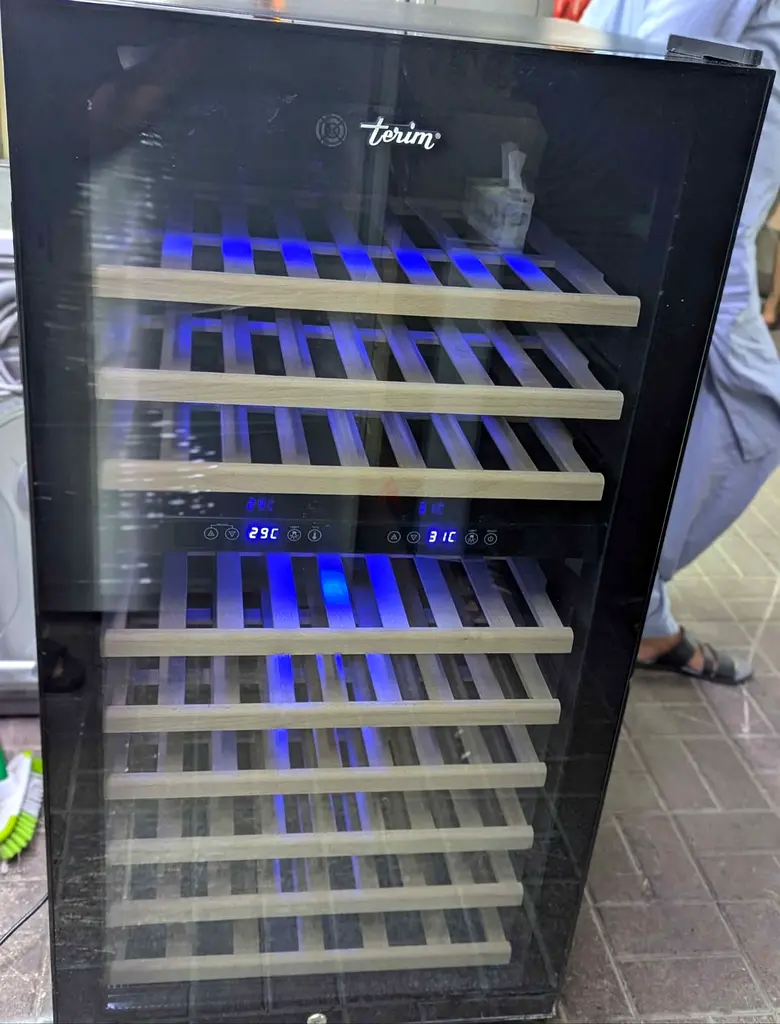 Terim 120-bottle wine fridge Dual-Zone Temperature premium collection ...