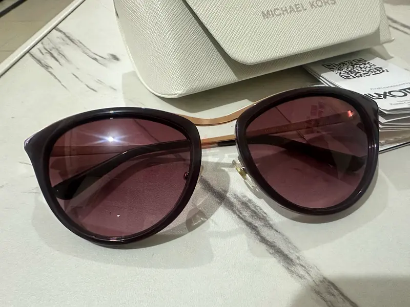 Michael Kors Cat eye burgundy sunglasses- never used bought 2 weeks ...