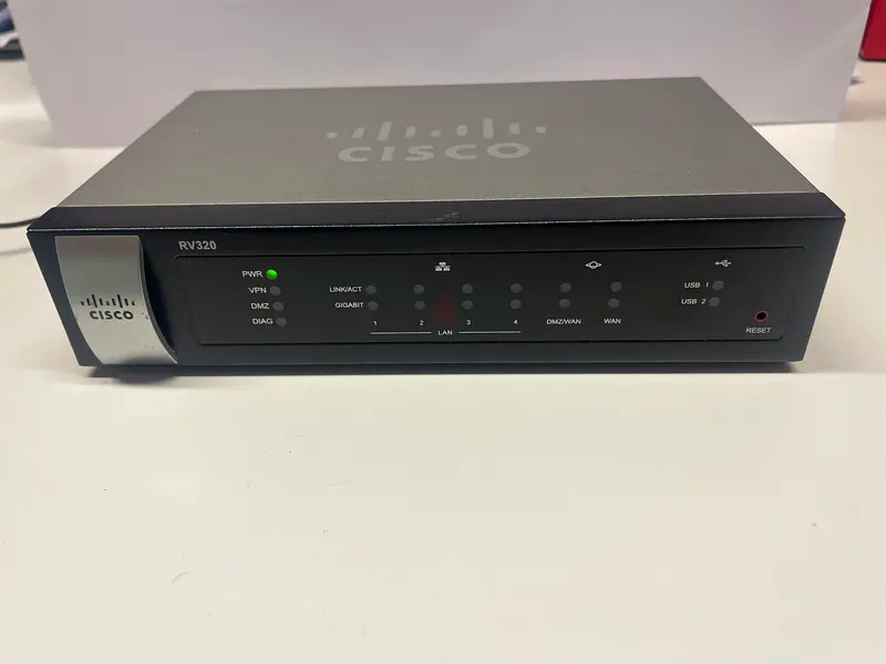 CISCO RV320 Gigabit Dual Wan VPN Router 6 Ports | dubizzle Dubai