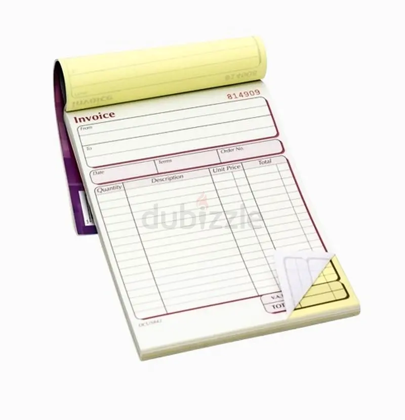 Invoice Book for Efficient Business Transactions | dubizzle Dubai