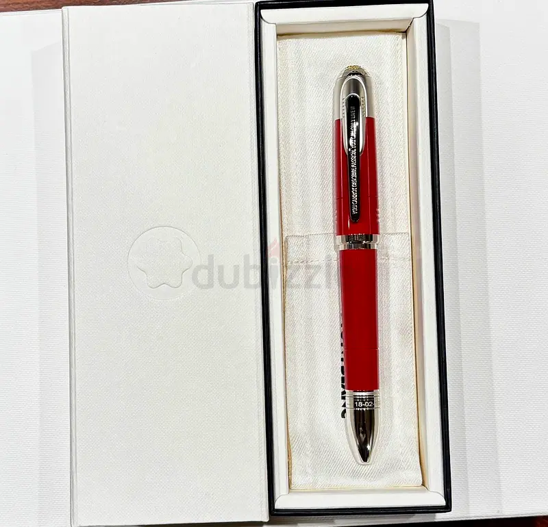 MONTBLANC GREAT CHARACTERS ENZO FERRARI SPECIAL EDITION ROLLERBALL ...